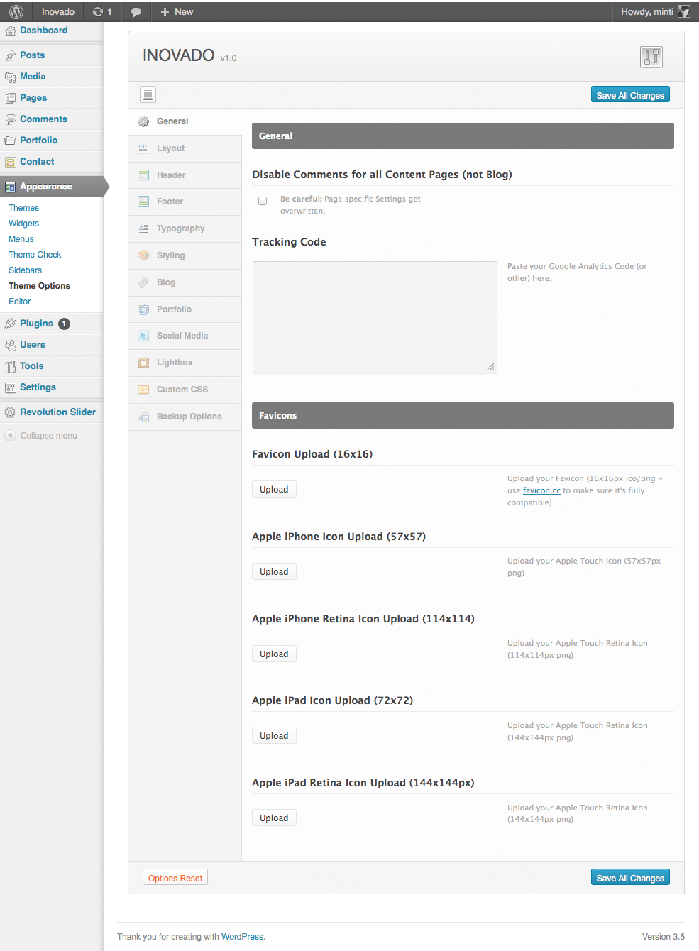sosysteme – Advanced Theme Options