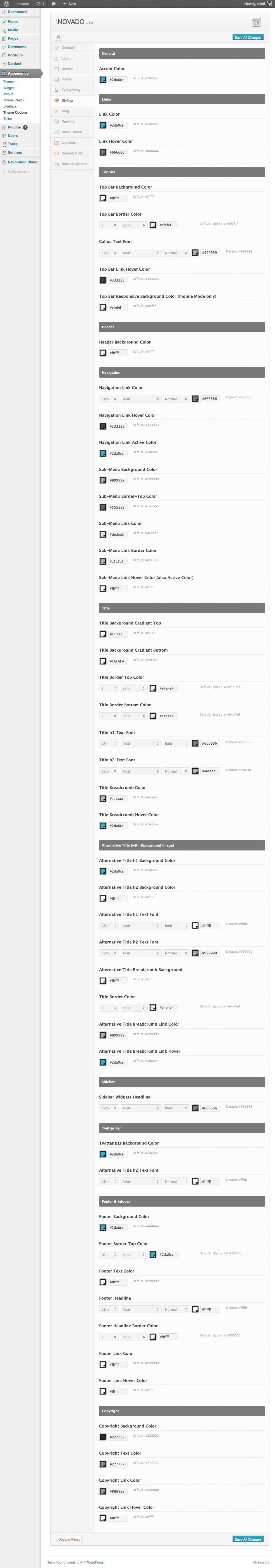 sosysteme – Advanced Theme Options
